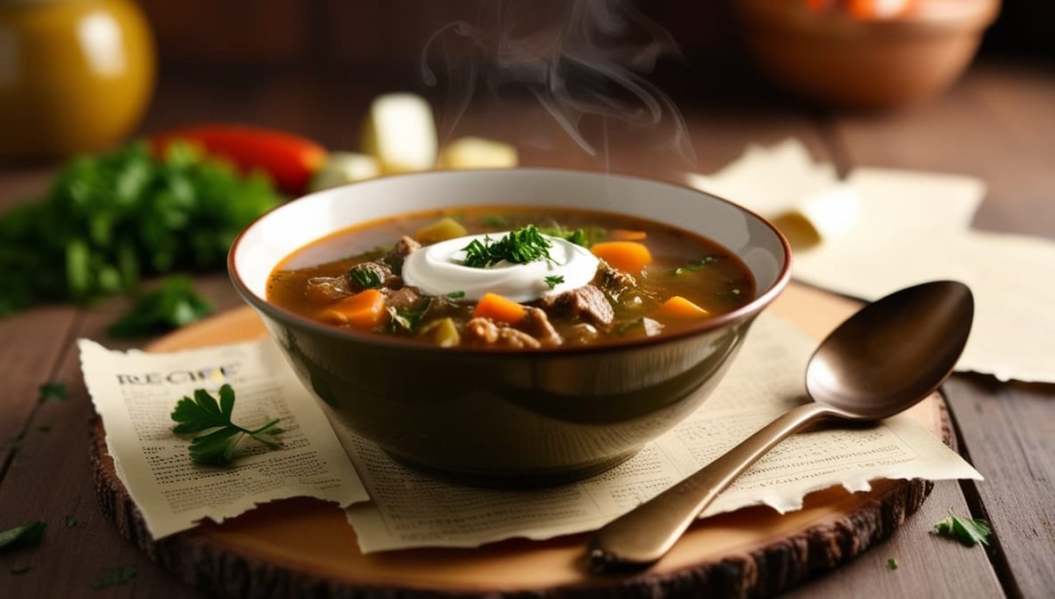 Old Fashioned Vegetable Beef Soup Recipe: A Hearty And Timel...