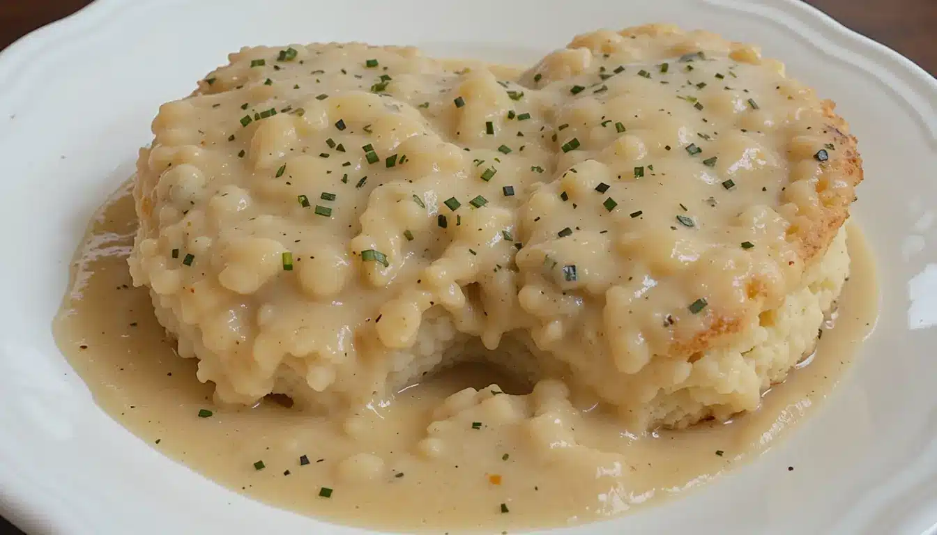 5 Easy Steps To The Best Biscuits And Gravy Recipe | Southern Classic
